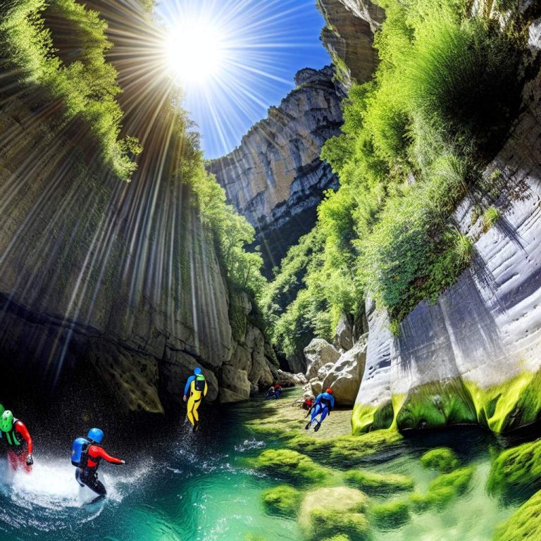 Où faire du canyoning : les spots incontournables